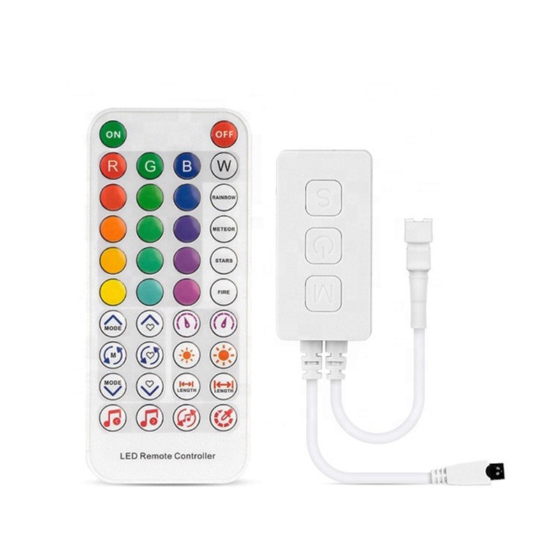 LED Controller SP611E Bluetooth Music App IR38 Keys for WS2811WS2812 ...