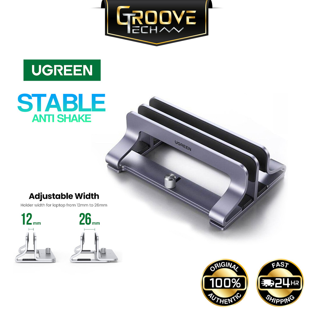 UGREEN Vertical Laptop Stand Desk Adjustable Laptop Stand Holder ...