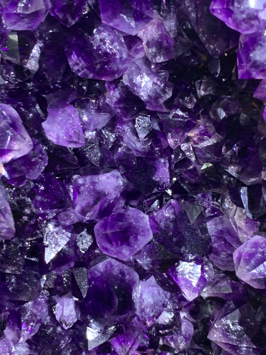 ESP very high grade in dark purple large XXL Gold element geode in ...