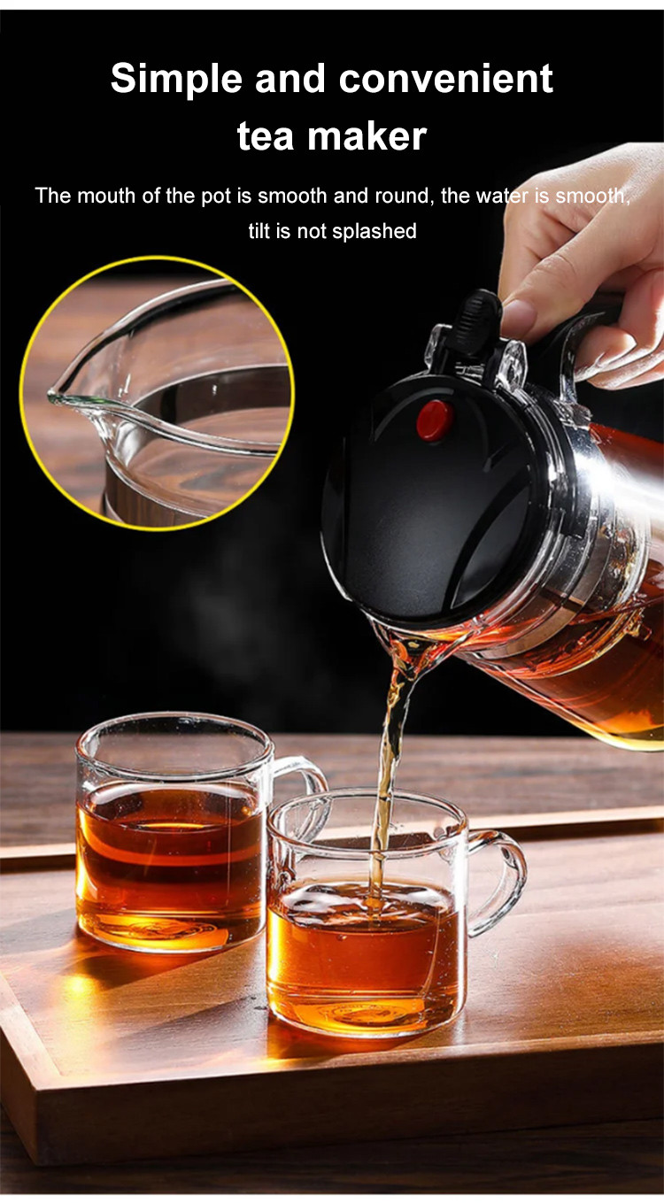 Home Tea Set Tea Maker Single Pot Tea Brewing Tea Brewer = Filter Tea ...