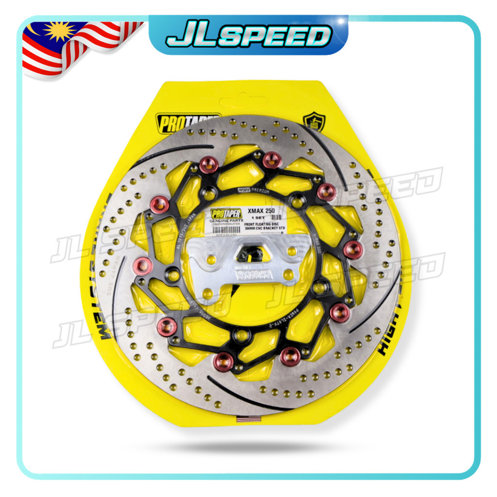 PROTAPER YAMAHA XMAX 250 / XMAX 300 (300mm) Cnc Floating Front Disc ...