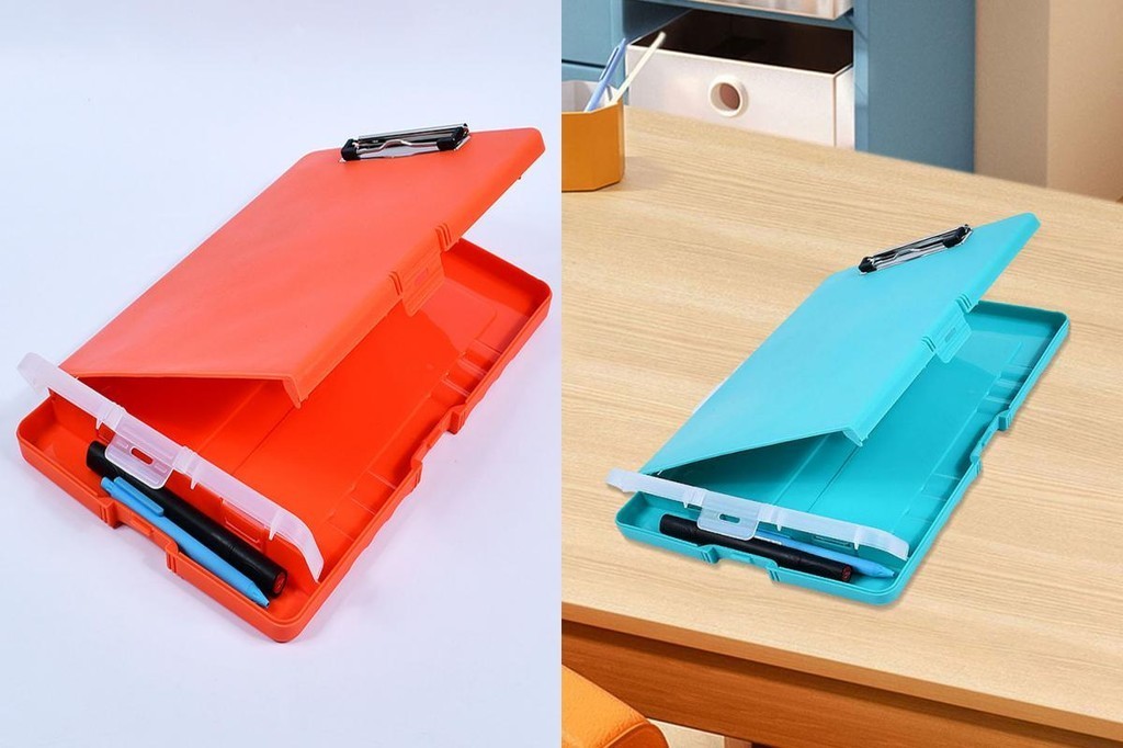 [TS] Large Capacity File Box Hanging Hole File Box 3-in-1 Clipboard ...