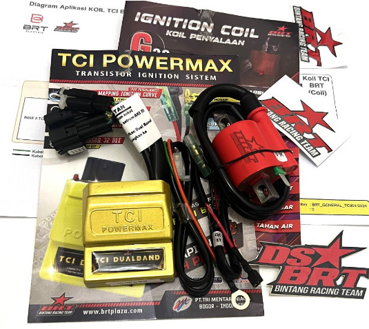 BRT RACING DUAL BAND TCI POWER MAX TRANSISTOR IGNITION SYSTEM WITH PLUG ...