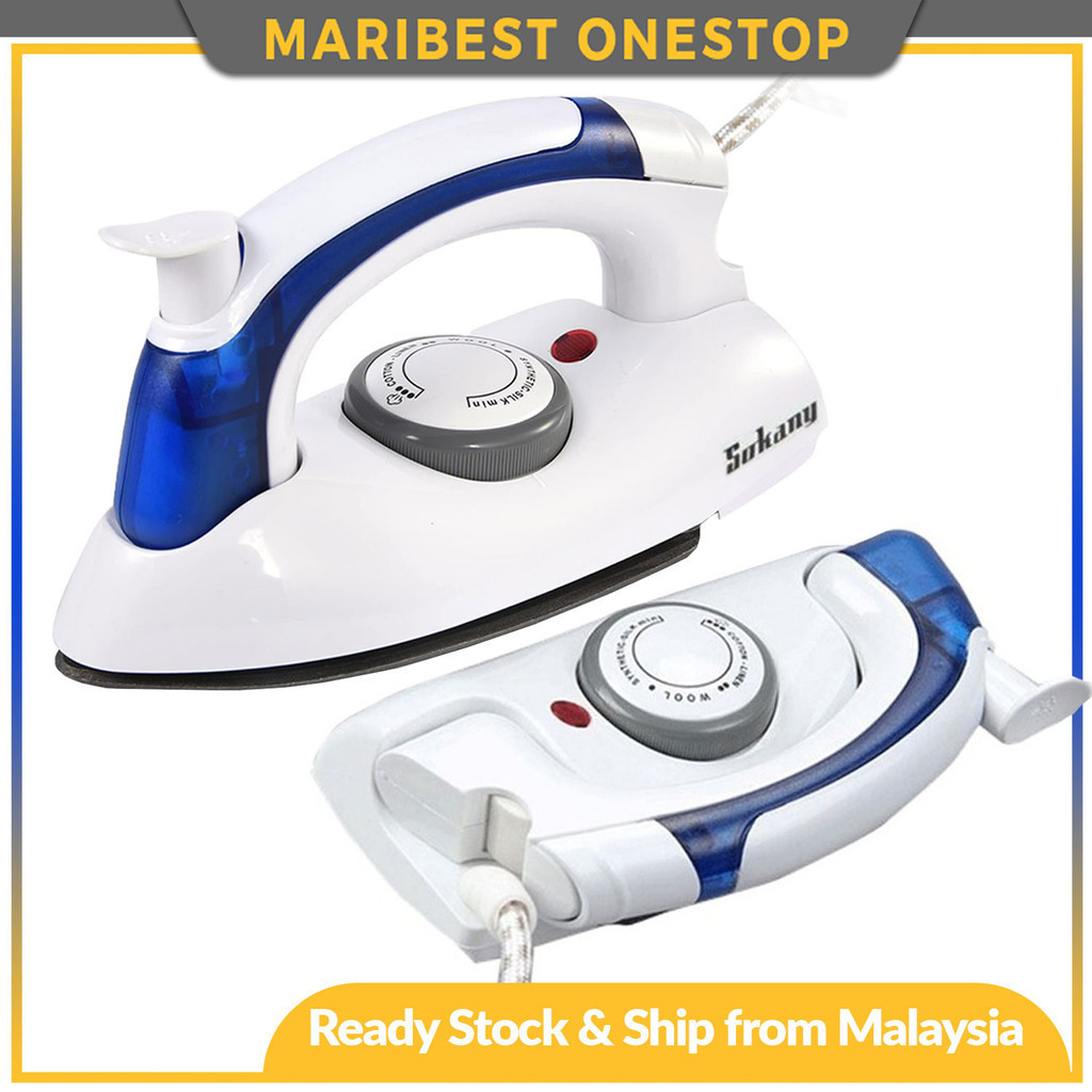 Travel Mini Steam Iron Portable Seterika Wap Air Small Temperature ...