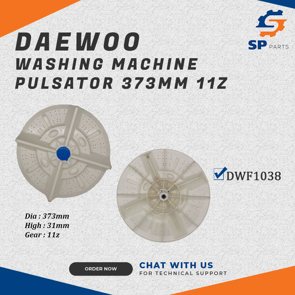 DAEWOO DWF1038 - WASHING MACHINE PULSATOR 373MM | Shopee Malaysia