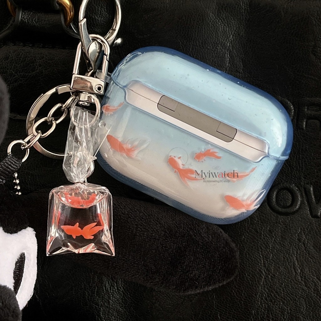 Simulated Transparent Fish Soft Case For Apple AirPods 1 2 3 Rd Pro 2 ...