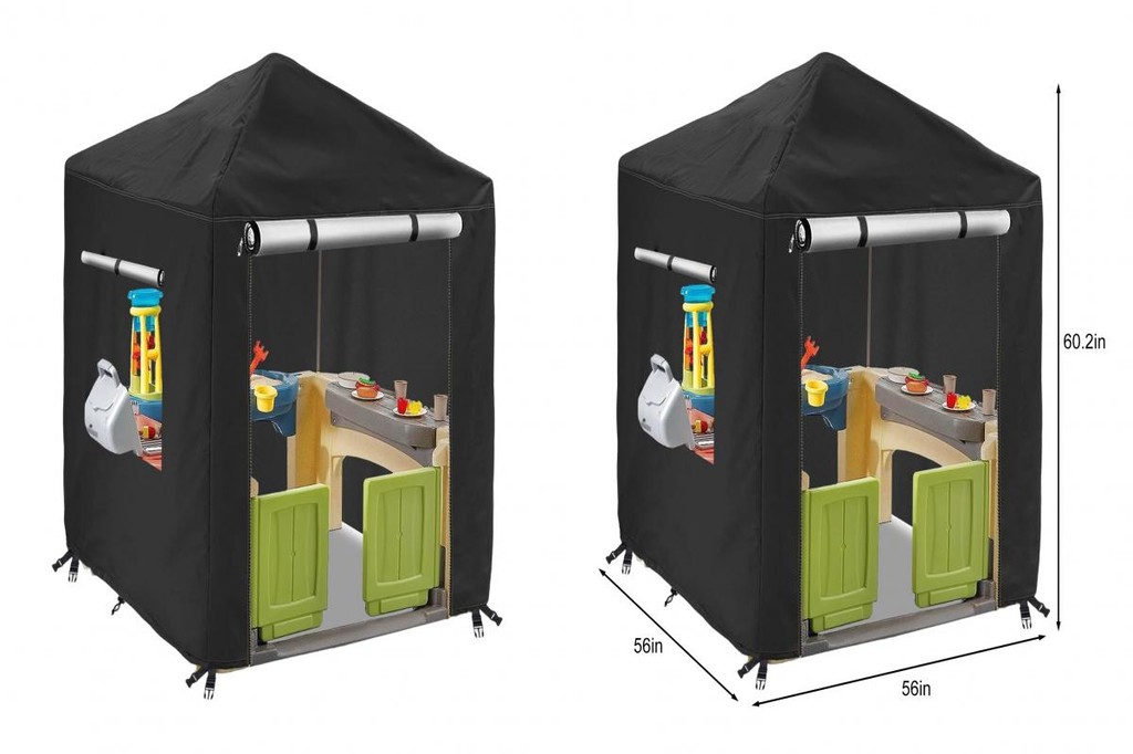 BL- Outdoor Kids Playhouse Cover Durable Playroom Shield Waterproof Uv ...