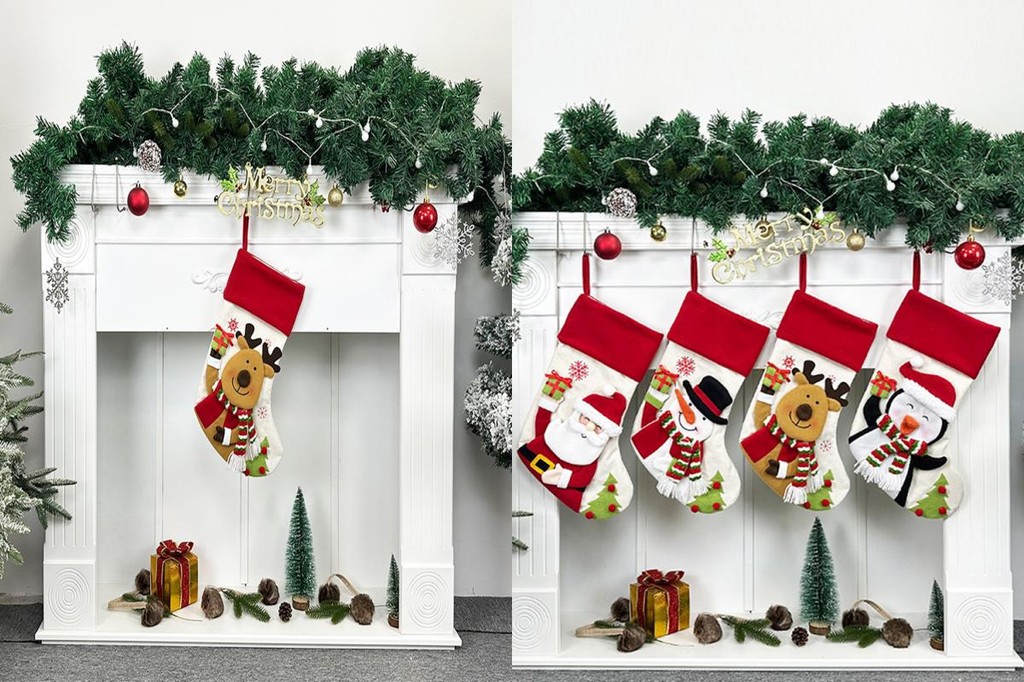 SL| Magical Christmas Morning Large Christmas Stocking Large 3d ...