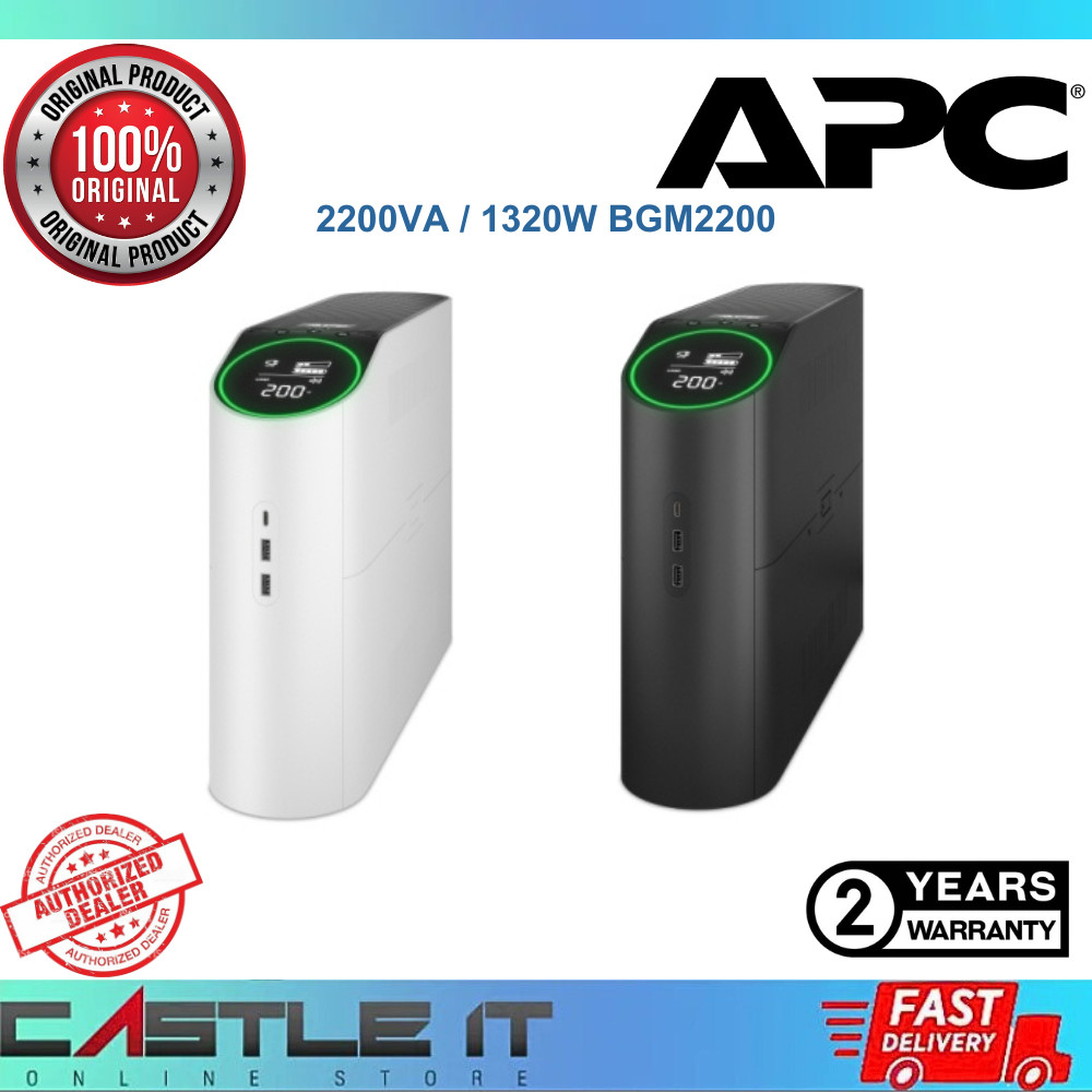 APC BACK-UPS PRO GAMING 2200VA / 1320W BGM2200 Backup Battery UPS 3X ...