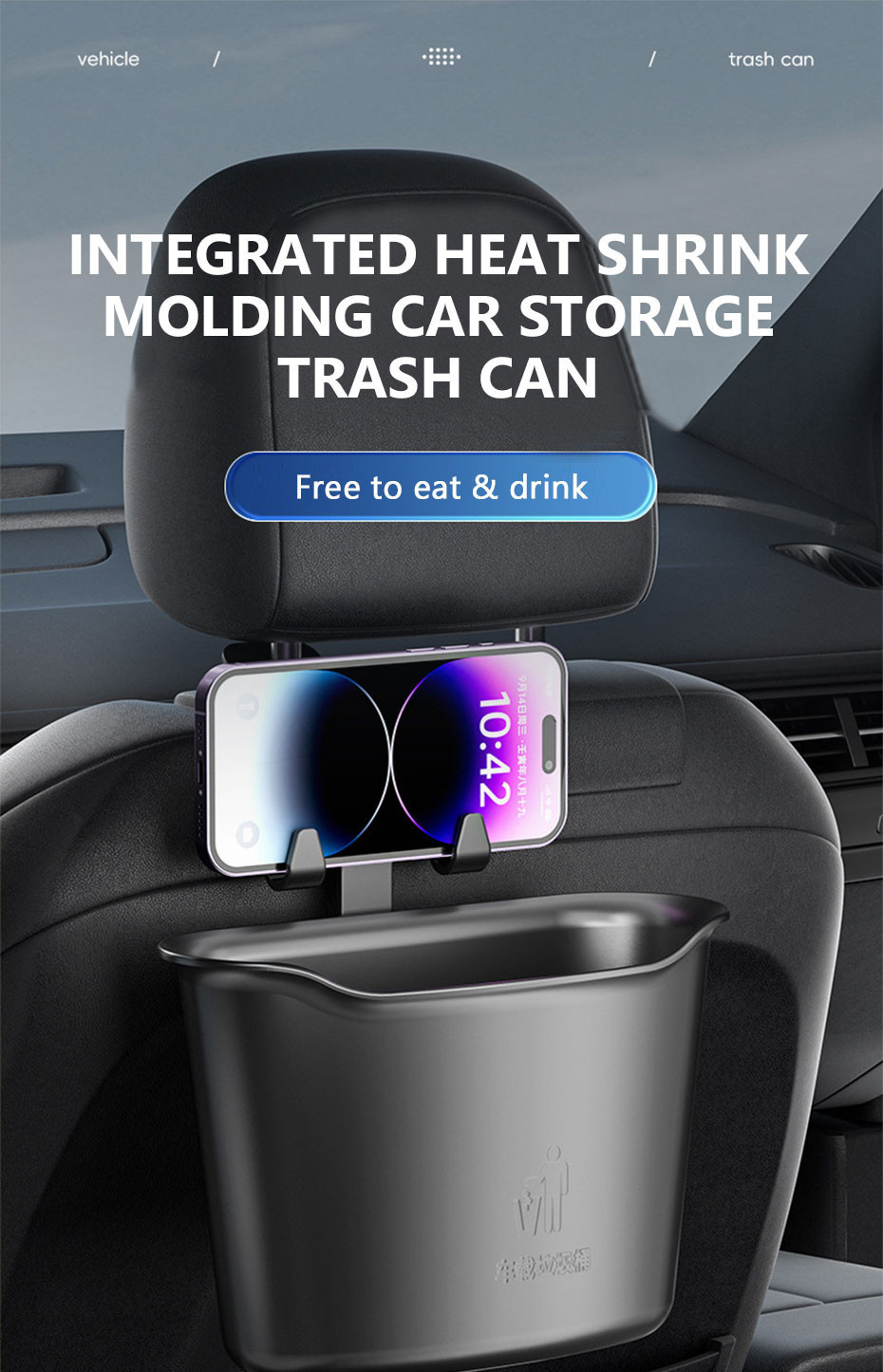 1/2pcs Toyota Harrier Car Trash Box Seat Back Hanging Rubbish Bin Car ...