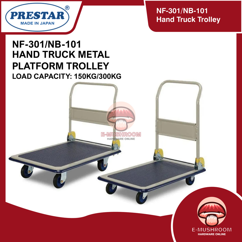 Prestar Hand Truck Metal Platform Trolley 150kg / 300kg | Shopee Malaysia