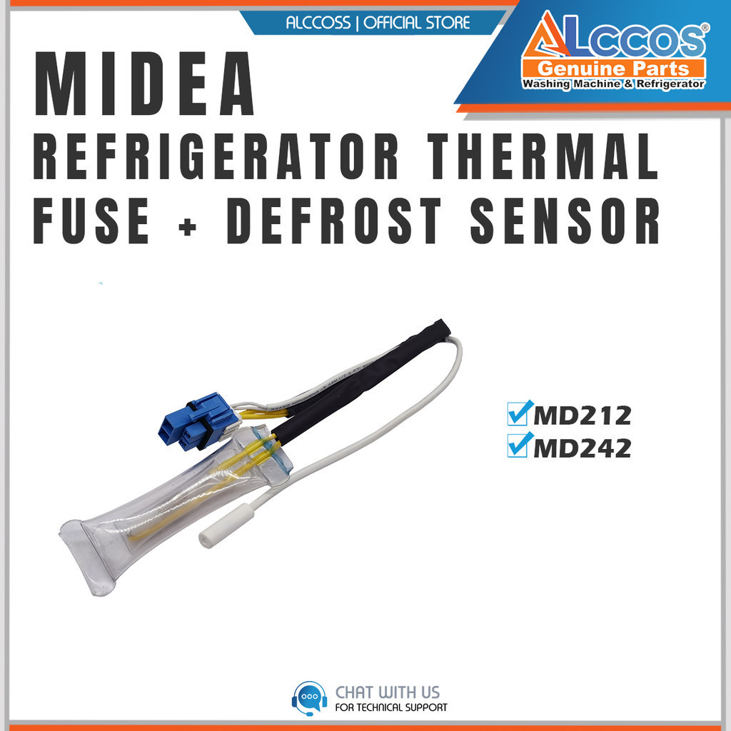 MIDEA ORIGINAL THERMAL FUSE + DEFROST SENSOR | Shopee Malaysia