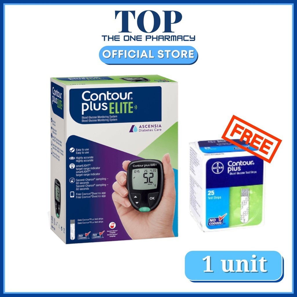 Contour Plus Blood Glucose Monitoring System / contour plus elite blood ...