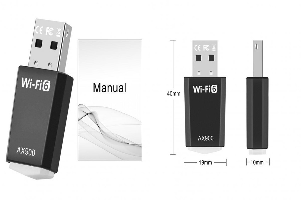 Greenbox- High-speed Wireless Adapter Wifi6 Compatible Usb Adapter High-speed Wifi 6 Usb Adapter ...