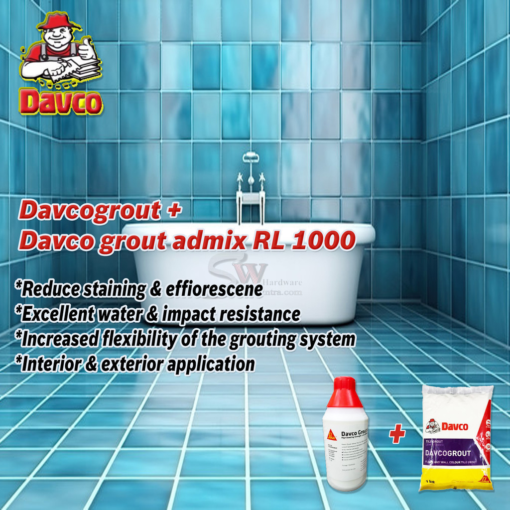 SIKA 1Litre Davco RL1000 Grout Admix Plus - High Bonding Strength Latex ...