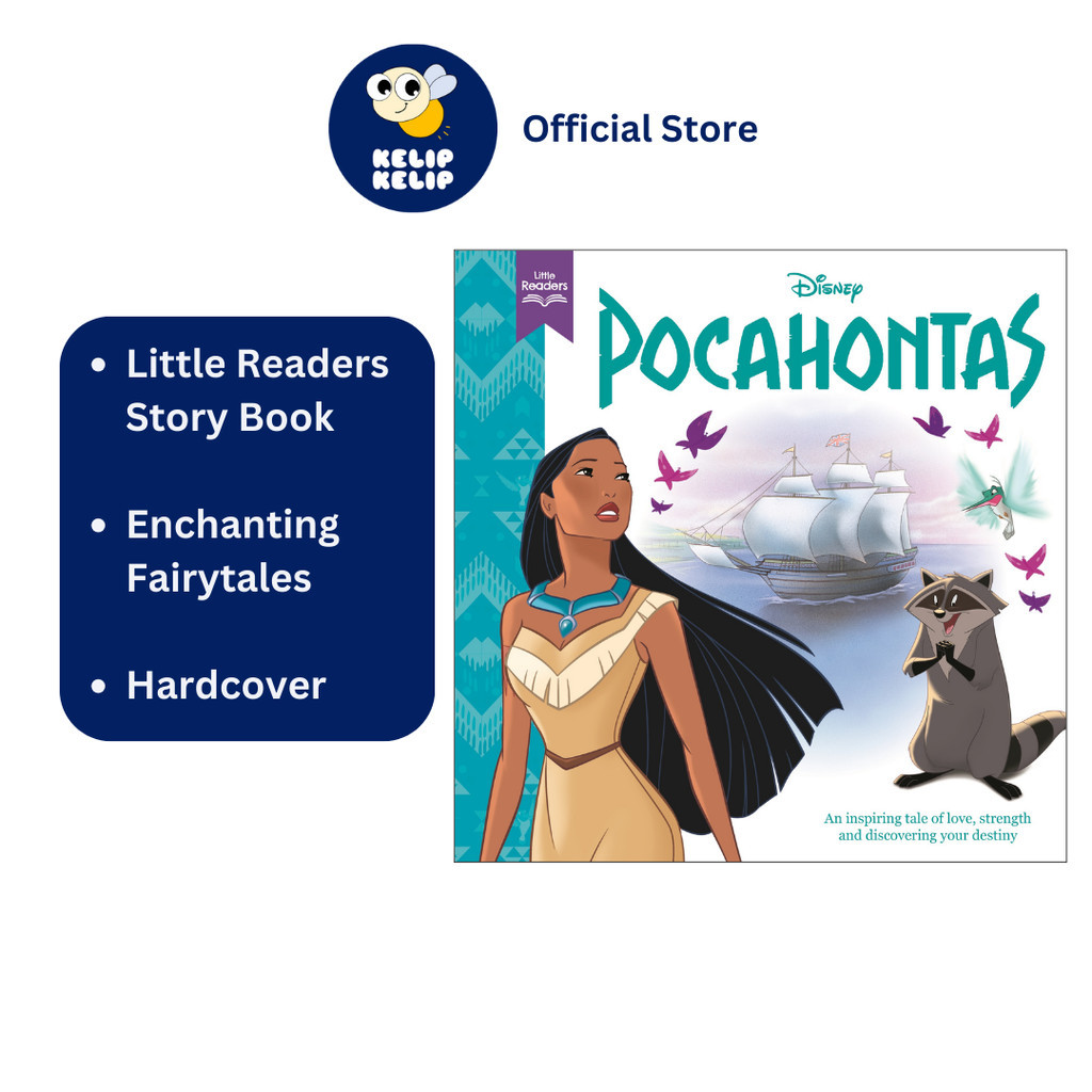 Disney Pocahontas Little Readers Hardcover Story Book For Kids | Shopee ...