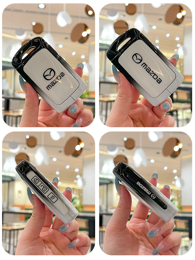 Portable Metal Case Key Cover For Mazda CX30/CX-3/CX-5/CX-7/CX-8/CX-9 ...