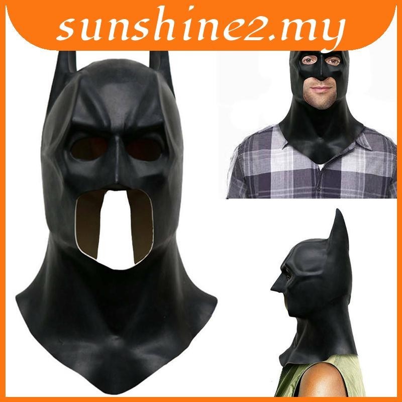 Mask Full Batman With Cowl Adult Cosplay The Dark Knight Prop Halloween ...