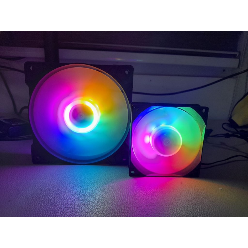 80MM LED RGB|RED|BLUE|WHITE EXHAUST FAN FOR PC AND DESKTOP(FREE SCREWS ...