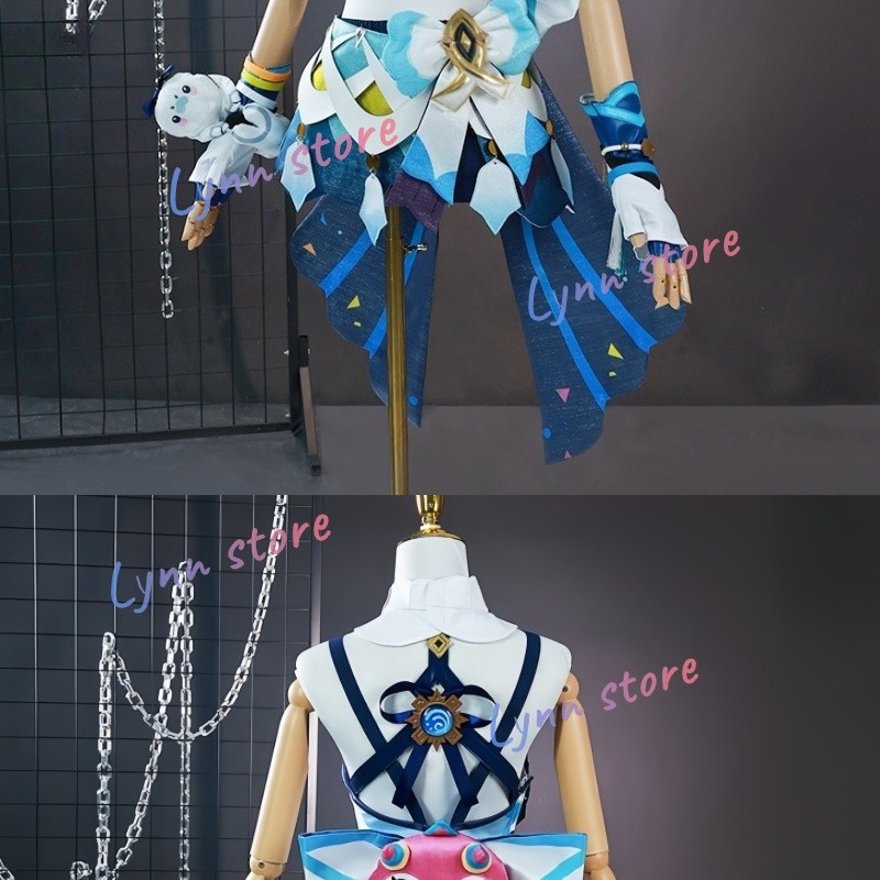 MUALANI Cosplay Costume GENSHIN IMPACT Splish-Splash Wavechaser MUALANI ...