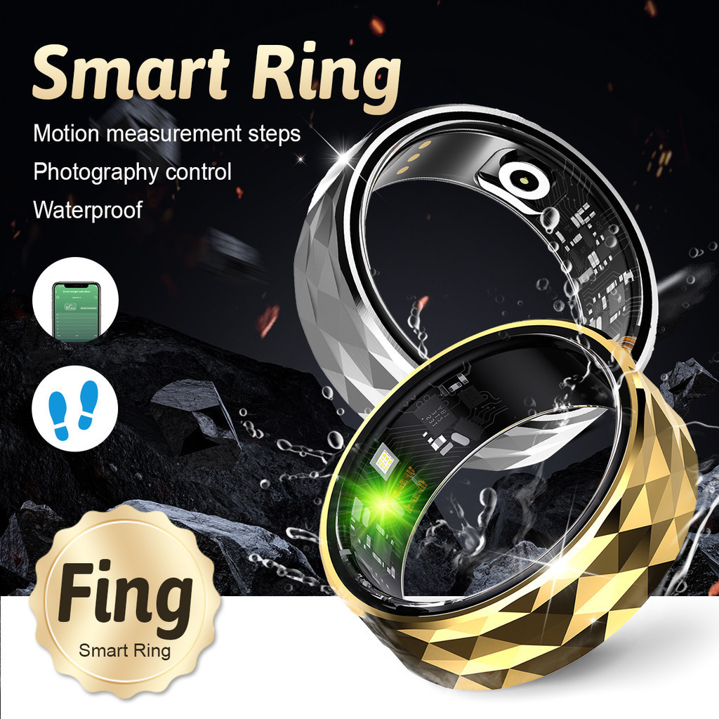 Smart Ring Fitness Tracker Exercise Smart Ring, Step Distance, Calories ...