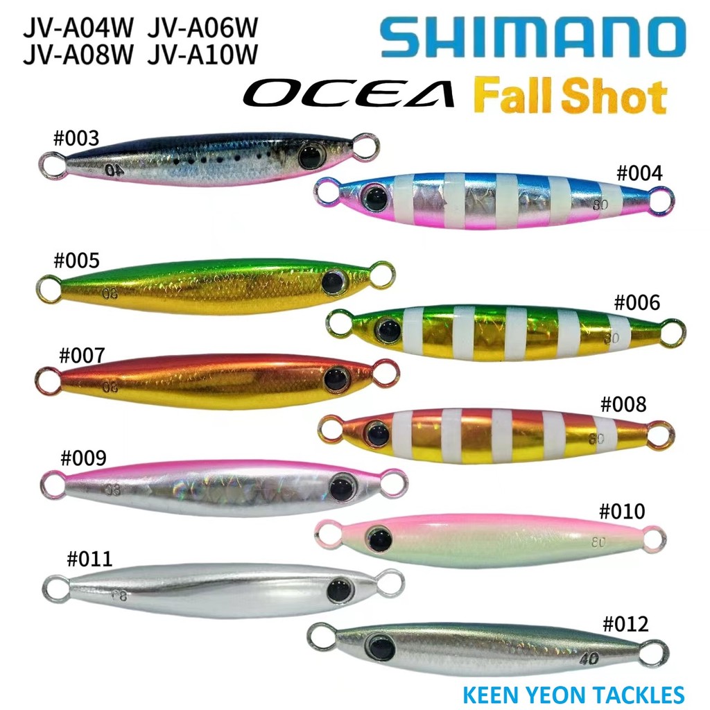SHIMANO OCEA FALLSHOT FISHING JIG (JV-A04W/JV-A06W/JV-A08W/JV-A10W ...
