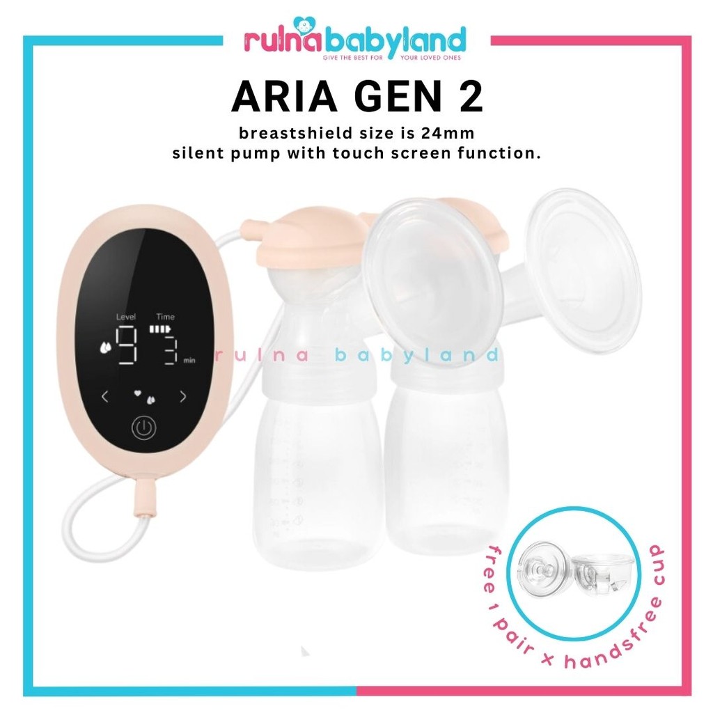 MALISH ARIA GEN 2 DOUBLE RECHARGEABLE BREAST PUMP | Shopee Malaysia