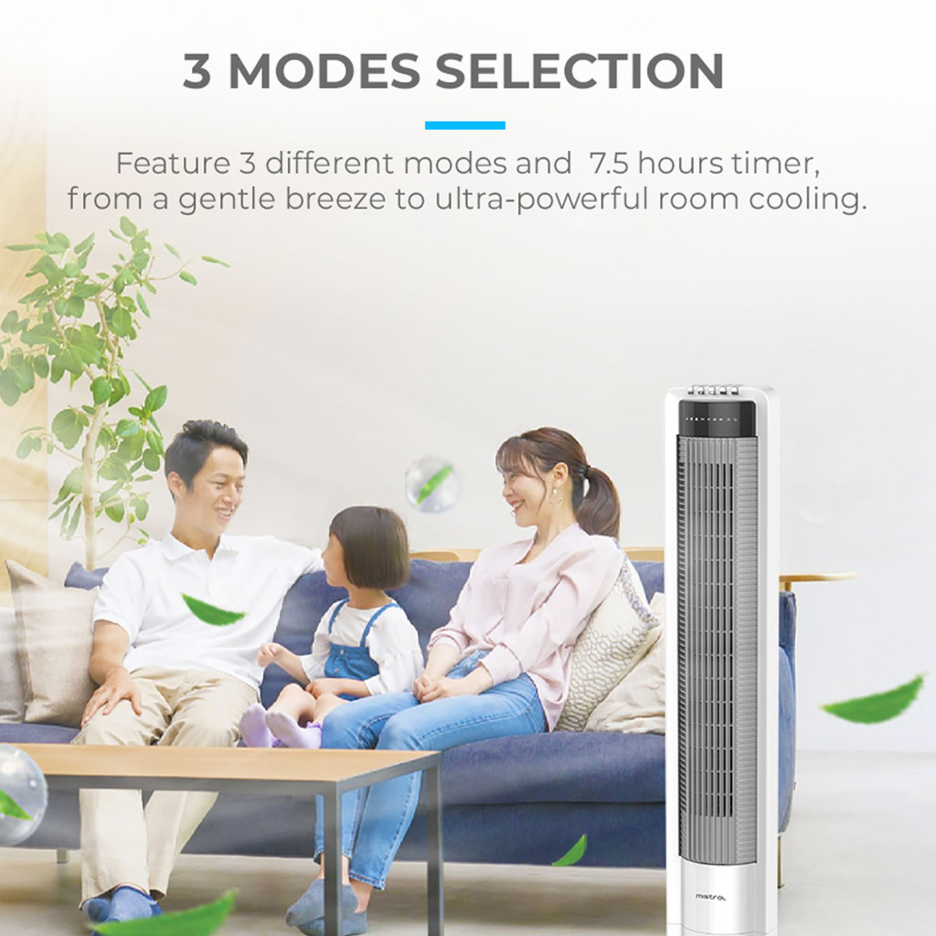 Mistral Ionizer Tower Fan MFD4888R With Remote Control | Shopee Malaysia