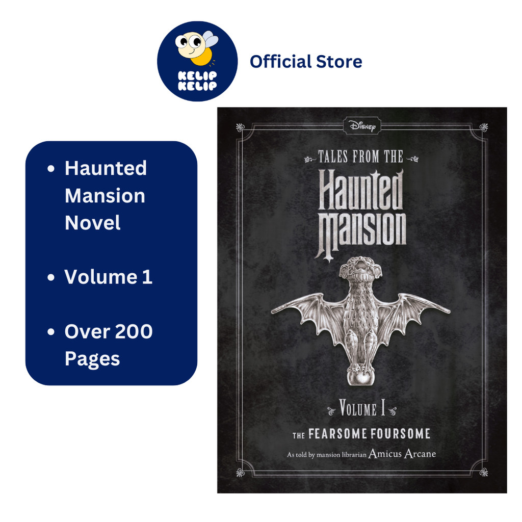 Disney Haunted Mansion The Fearsome Foursome Novel With Paperback 240 ...