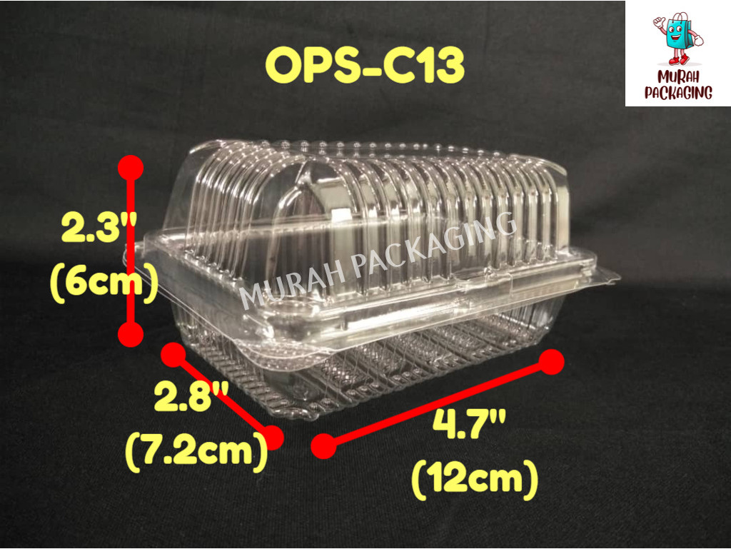 BENXON OPS - C13 BENXON Disposable Plastic Tray / Clear Bakery ...
