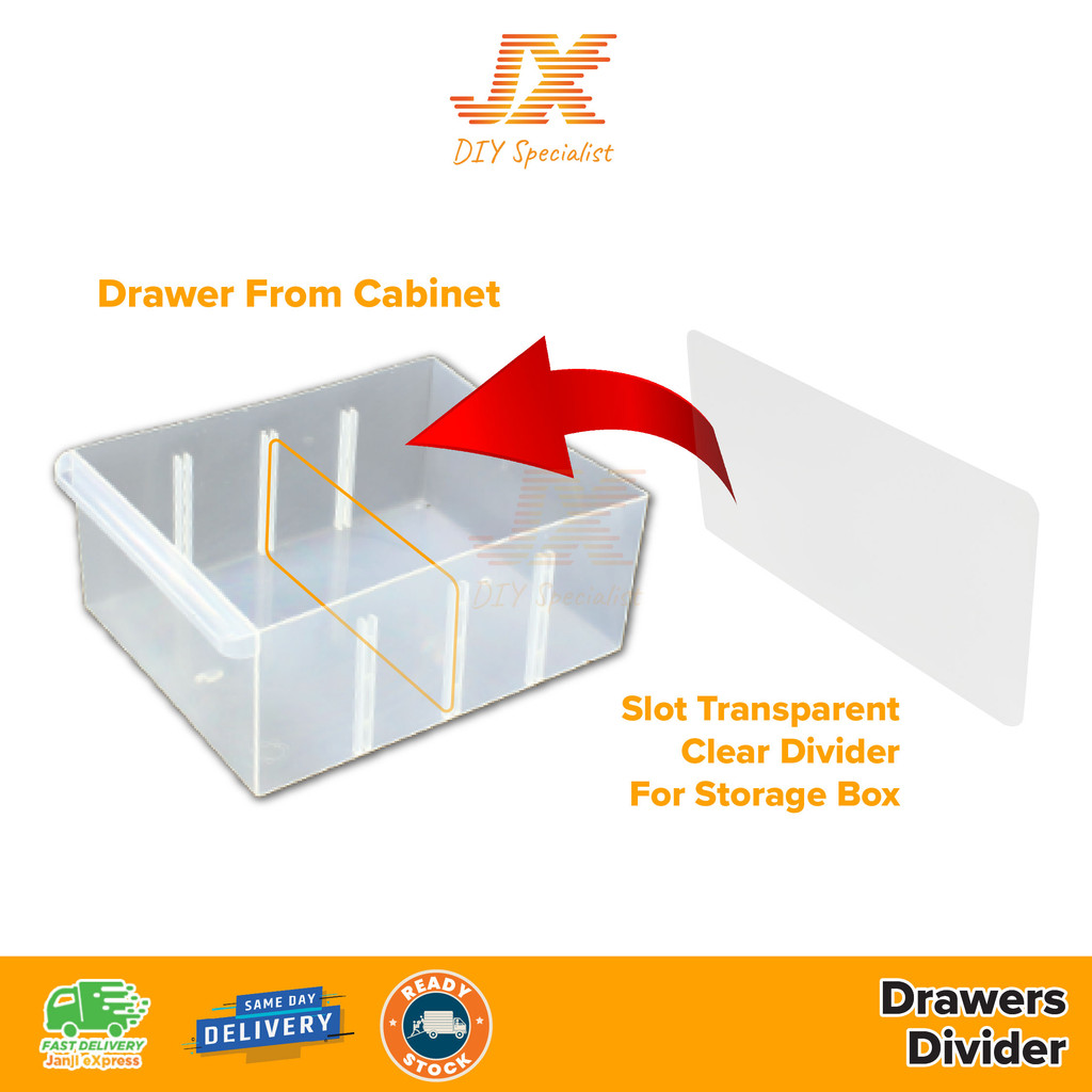 Divider Pieces Partition Multi-Uses Cabinet Spare Part Drawer Storage ...