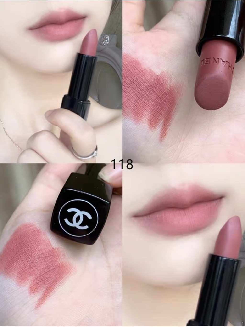 NEW CHANNEL Lipstick Brilliant Charm Velvet Scrub Black Tube lipstick 3 ...