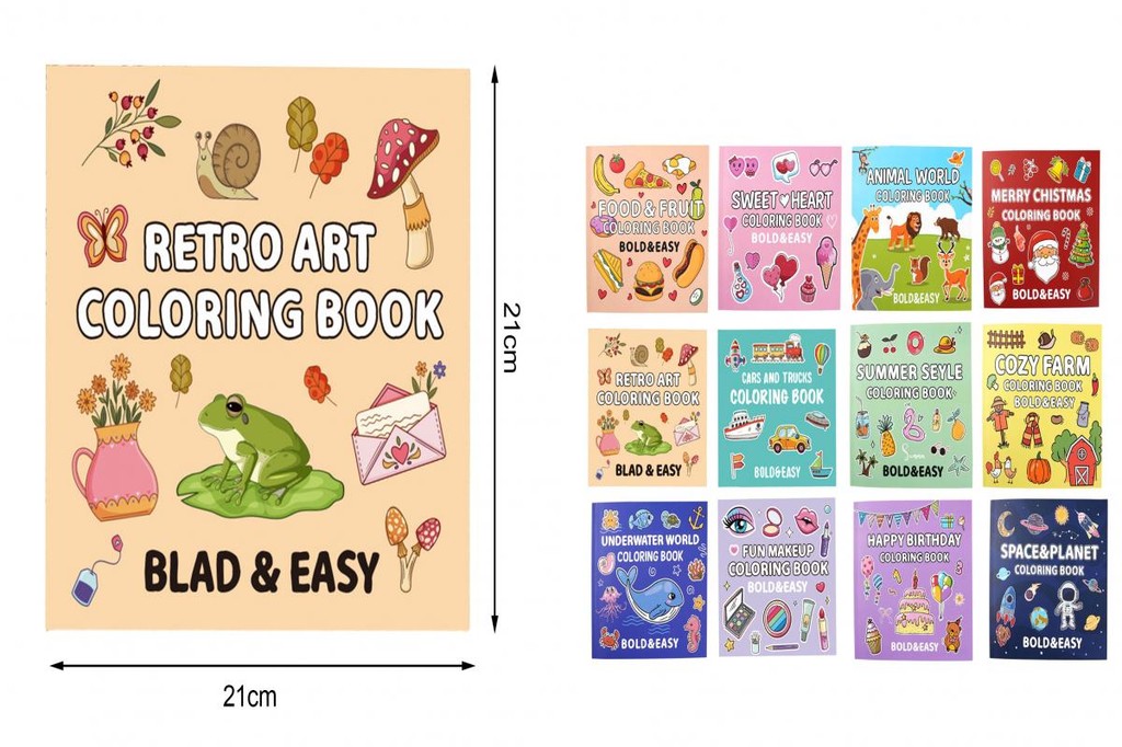 [Ready stock] Imaginative Coloring Book Quirky Designs Coloring Book ...