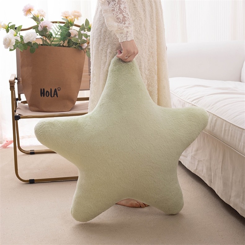 Five-Pointed Star Cushion Super Soft and Cute Pillow Star Pattern Pillow | Shopee Malaysia