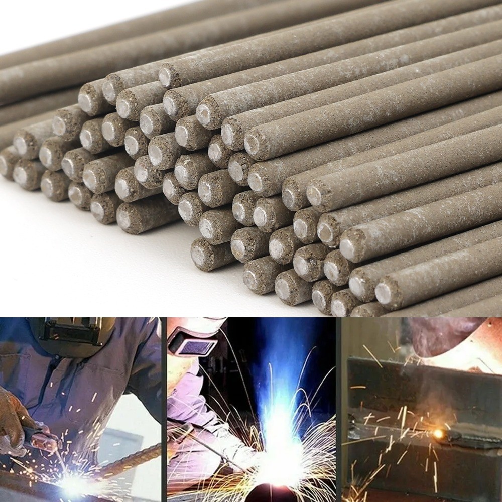 AC/DC Universal Carbon Steel Welding Rod - Low Melting Point Gray Green ...