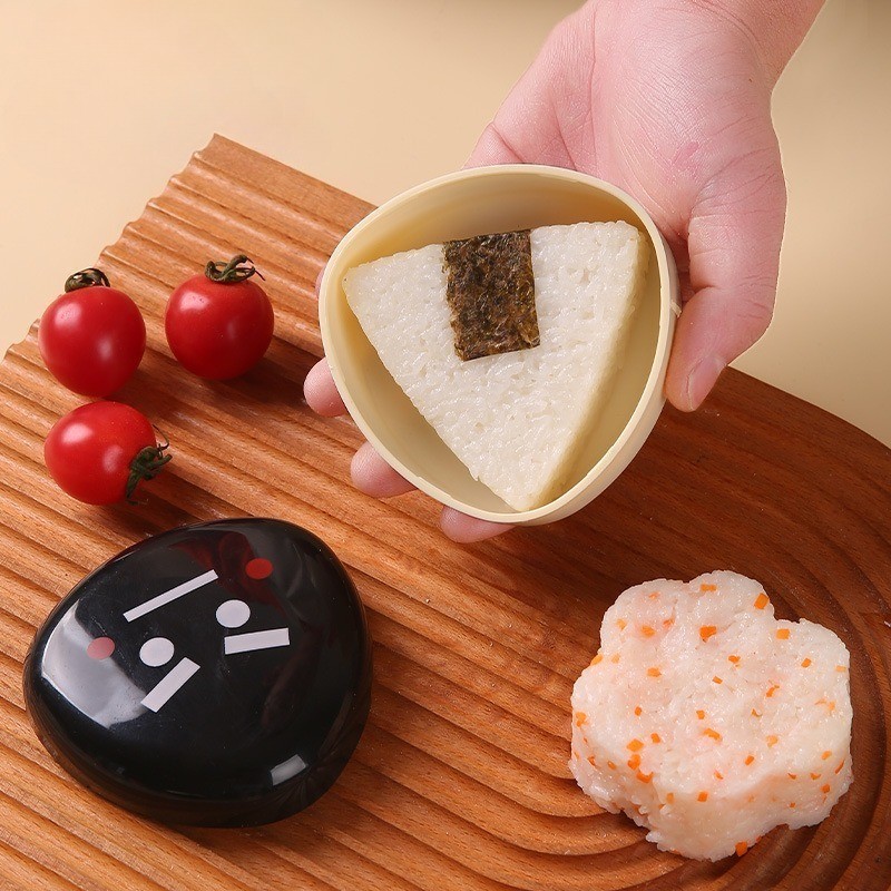 Cute Onigiri Rice Ball Box Japanese Triangle Sushi Norio Lunch Case ...