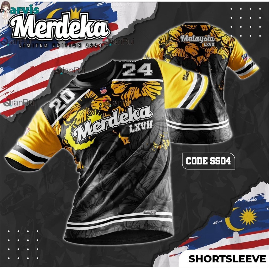 Merdeka 67 Tahun 2024 Sublimation Tshirt | Baju Merdeka 2024 MERDEKA 2024 MERDEKA 67 SHIRTS ...