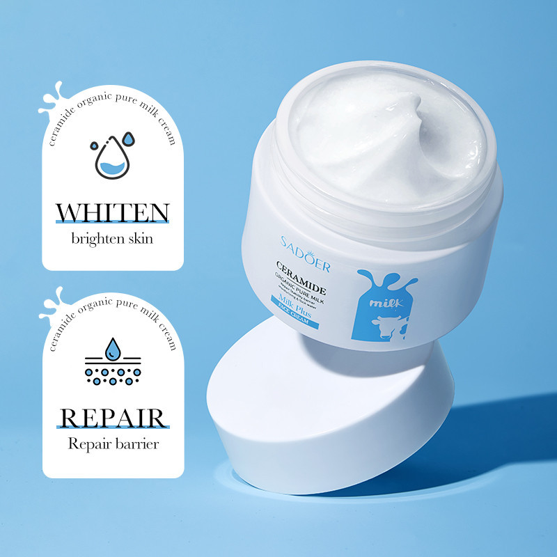 ROREC SADOER Ceramide Milk Plus Whitening Organic Pure Milk Face Cream ...