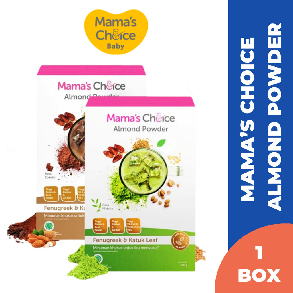 MAMA'S CHOICE Almond Milk Powder (Natural & Halal Maternity Milk Powder ...