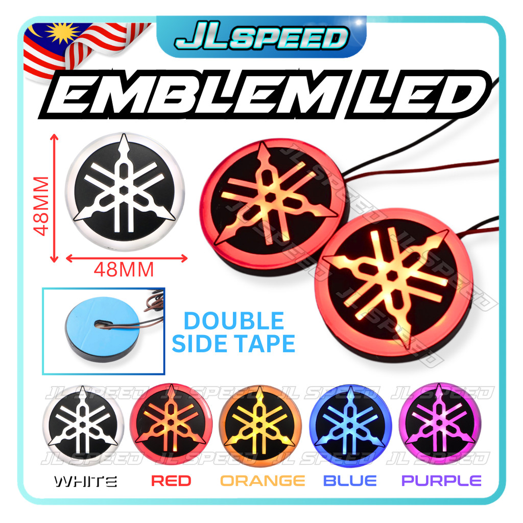 PROTAPER Yamaha Emblem Logo With Led Light Lambang Lampu Led Y15 Y16 ...