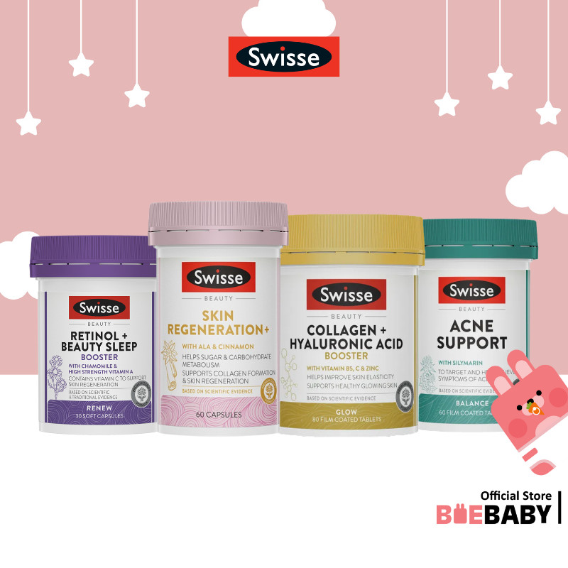 [Authorised Store] - Swisse Skin Regeneration Collagen Formation | Acne Support | Marine ...