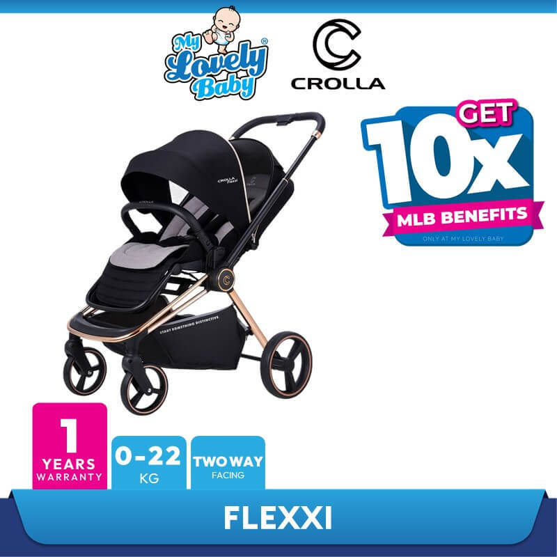 Crolla Flexxi Two Ways Facing Stroller (New Born to 22kg) | Shopee Malaysia