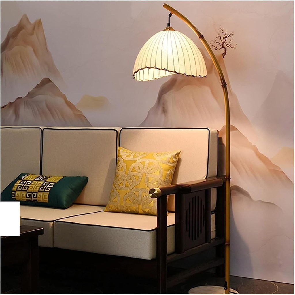 Modern Bamboo Floor Lamp Standing Lamp Table lamp Corner Lamp Lampu ...