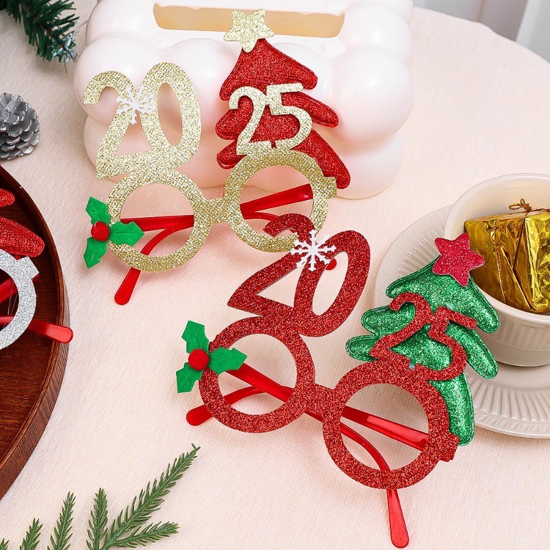 [ Featured ] 2025 Christmas Eyeglass Frame - Festival Party Supplies ...