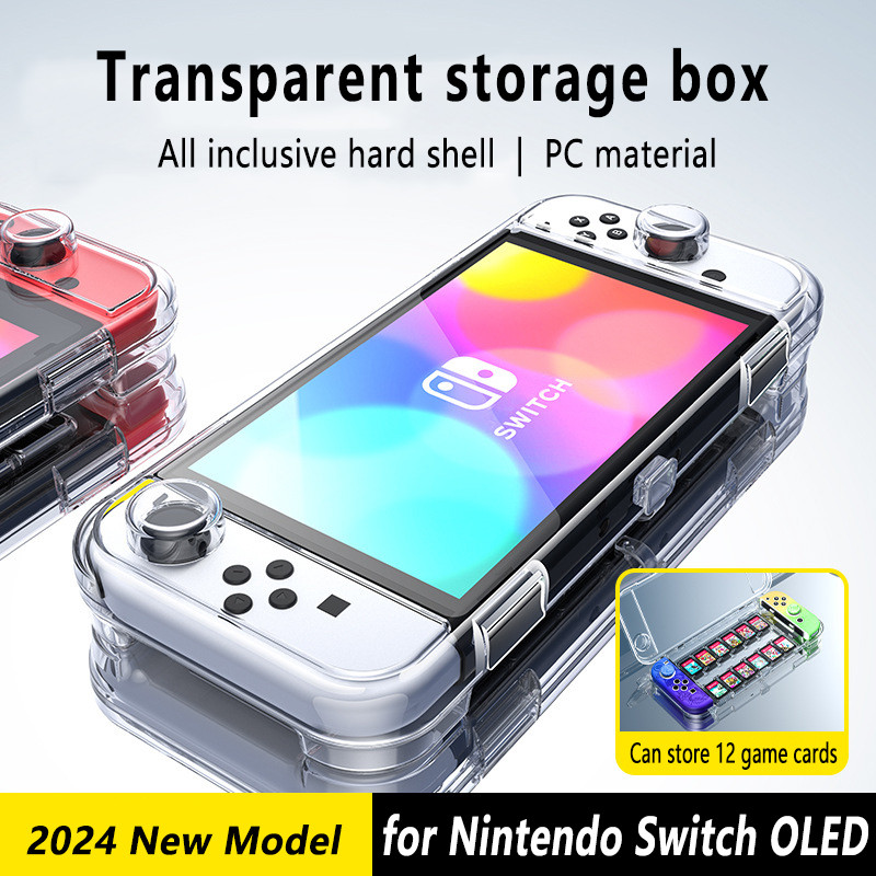 Transparent Storage Box for Nintendo Switch Game Console PC Crystal Box ...