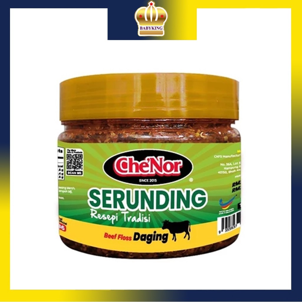 Original Che Nor Serunding Daging 150gm | Shopee Malaysia