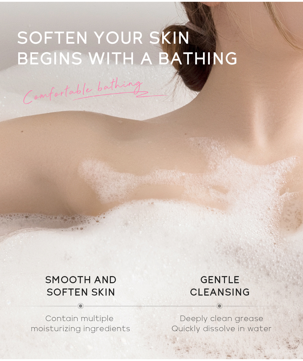 LAIKOU Japan Sakura Bubble Bath Bomb Even Skin Tone Nourishing ...