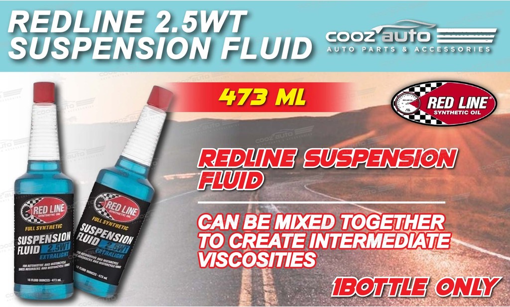 Redline Red Line Suspension Fluid Extra Light 2.5WT Engine Motor Oil ...