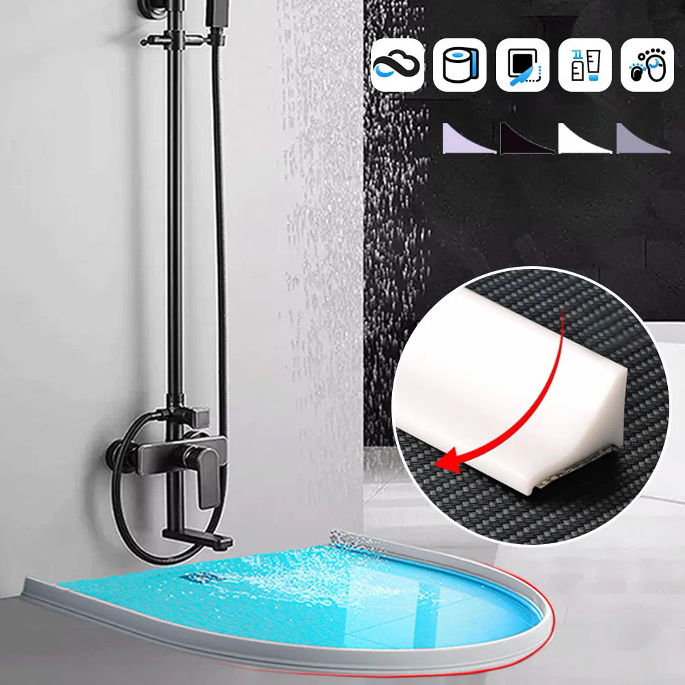 Water Retaining Strip Silicone Seal Strip Bathroom Washing Machine ...