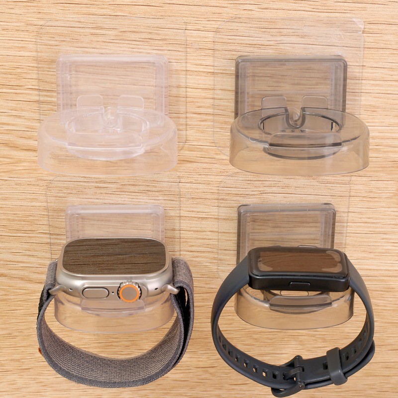 Wall-mounted Watch Stand - Self-adhesive, Multifunctional - Small Items ...